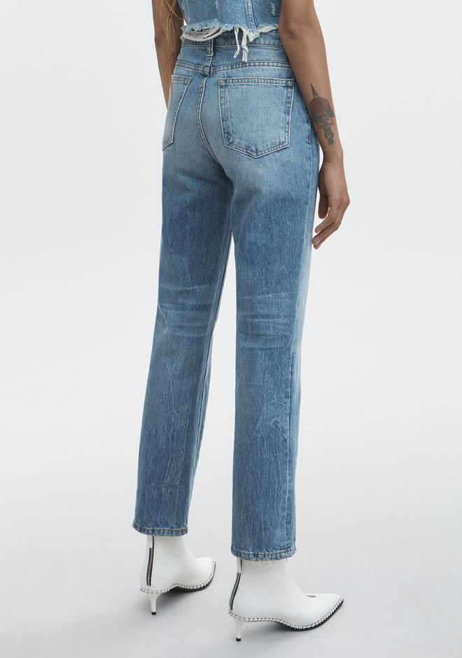 Alexander Wang ‎CULT STRAIGHT LEG JEAN ‎ ‎DENIM‎ | Official Site