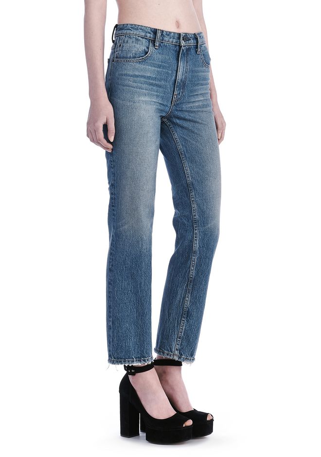 Alexander Wang ‎CULT STRAIGHT LEG JEAN ‎ ‎DENIM‎ | Official Site