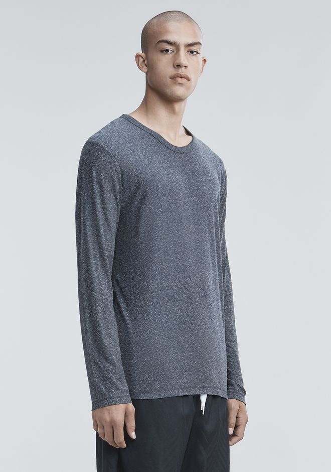 Alexander Wang ‎SLUB RAYON SILK LONG SLEEVE TEE ‎ ‎Long Sleeve t Shirt ...