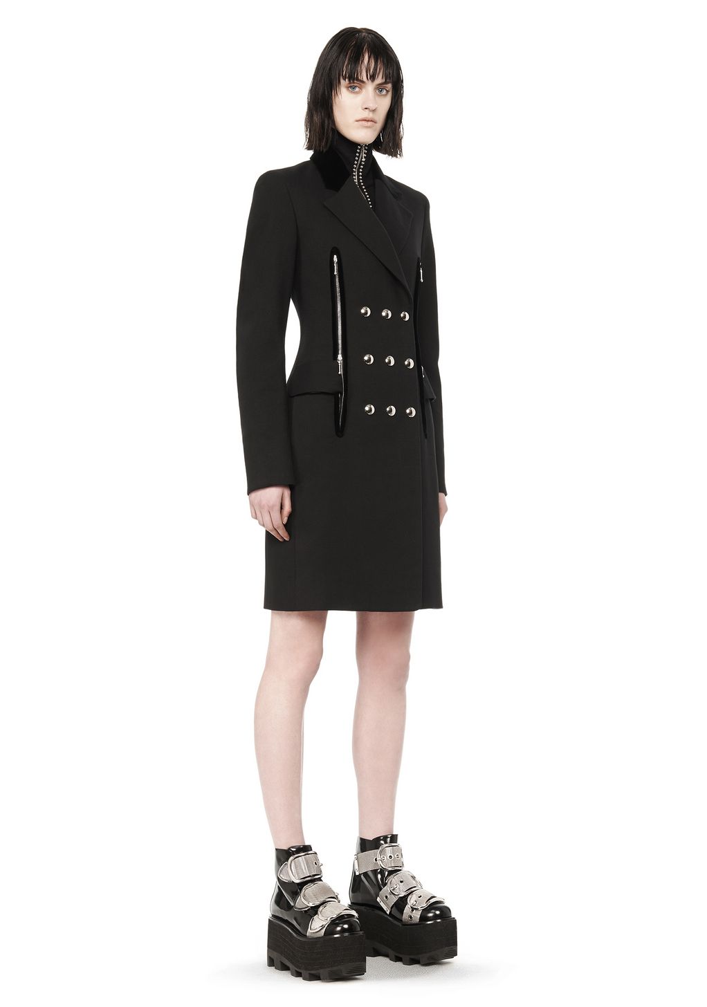 Alexander Wang ‎RUNWAY EXCLUSIVE TAILORED DRESS COAT ‎ ‎JACKETS AND ...