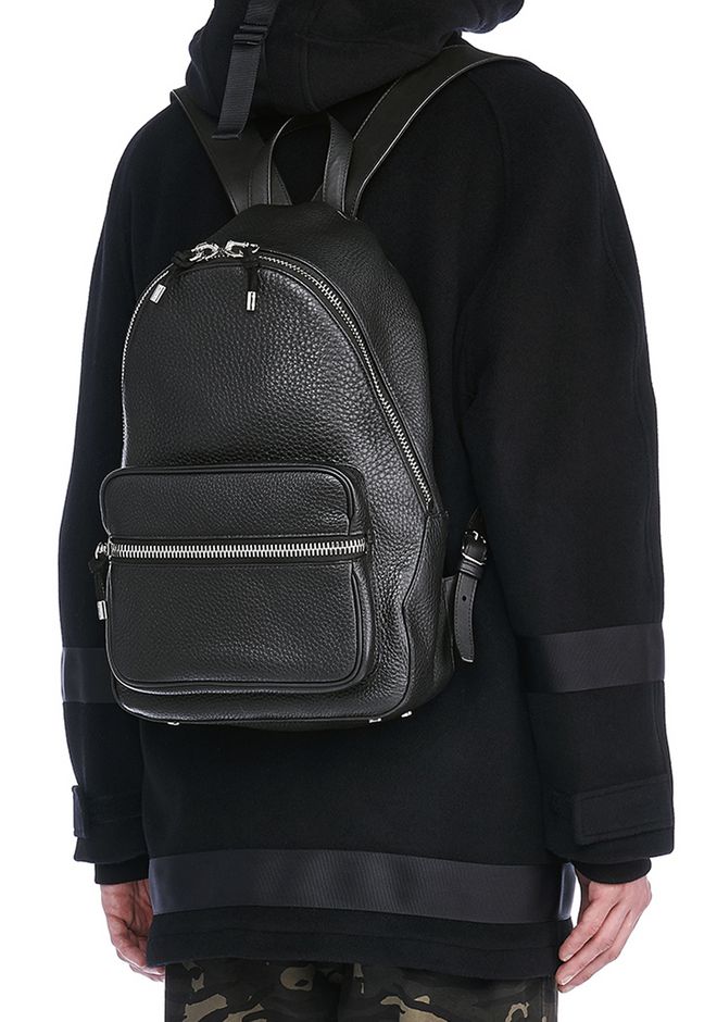 Alexander Wang ‎BERKELEY BACKPACK IN SOFT PEBBLED BLACK WITH RHODIUM ...